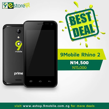 Specifications of N14,000 9Mobile Rhino 2 (Prime 1) Phone | Techpaded Blog