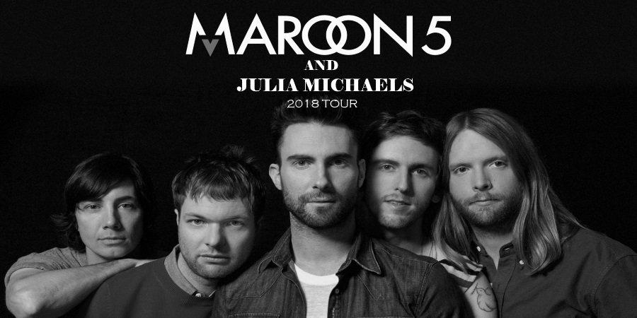 WWW.TICKETSFOX.COM: Maroon 5 and Julia Michaels to Play together In 2018