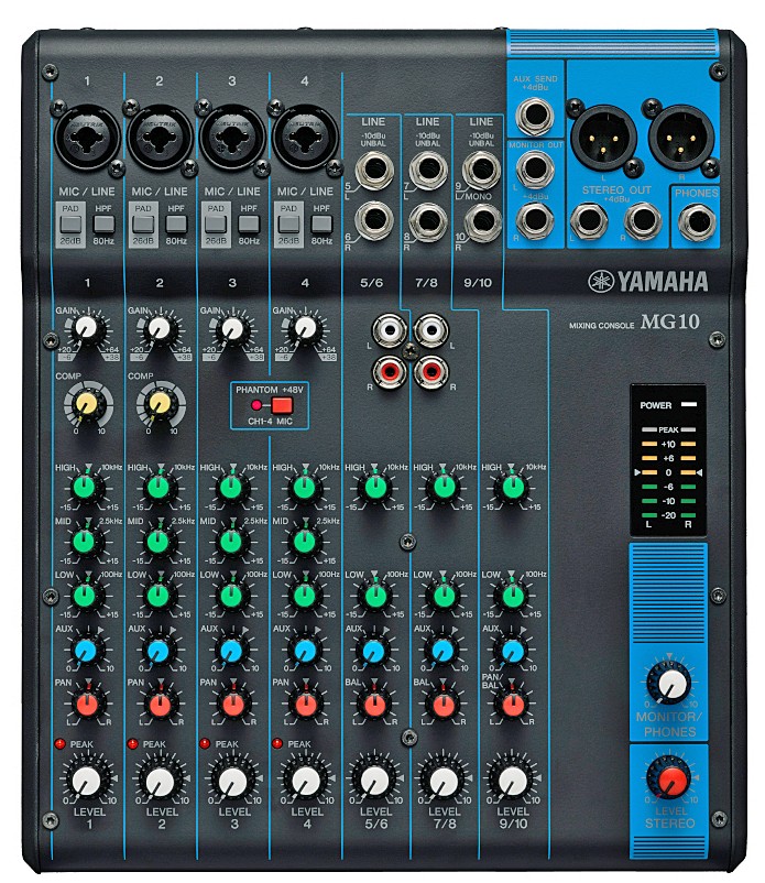 Harga Mixer Audio Yamaha MG10 4 Channel Mono Januari 2021 - Peralatan ...