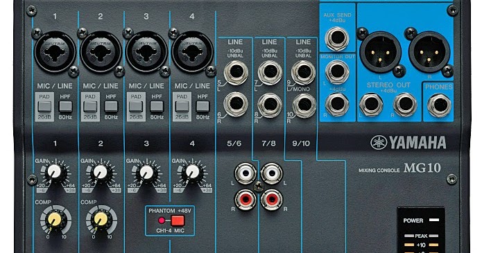 Harga Mixer Audio Yamaha MG10 4 Channel Mono Januari 2021 - Peralatan ...