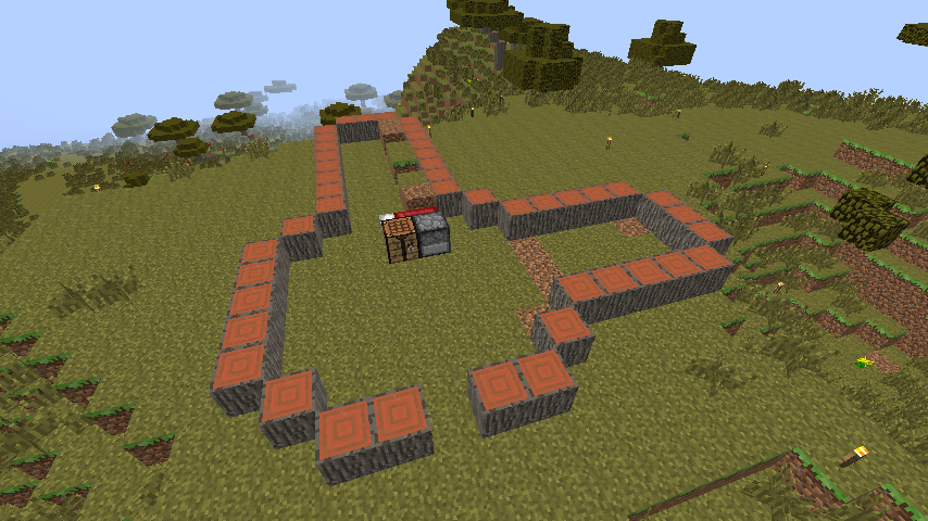 Youssarian's Minecraft Blog: Acacia and Wool House