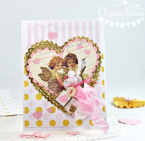 Lori Hairston: Valentine Angels and a Meow