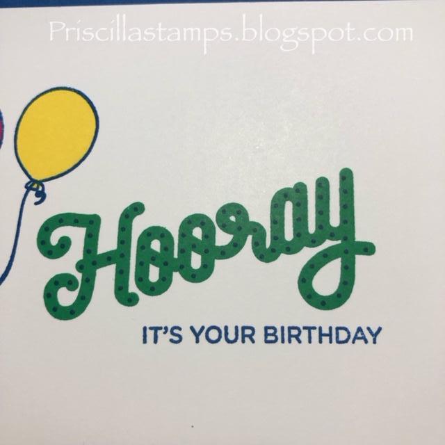 Priscilla's Papercrafts: Throw-back With a Twist