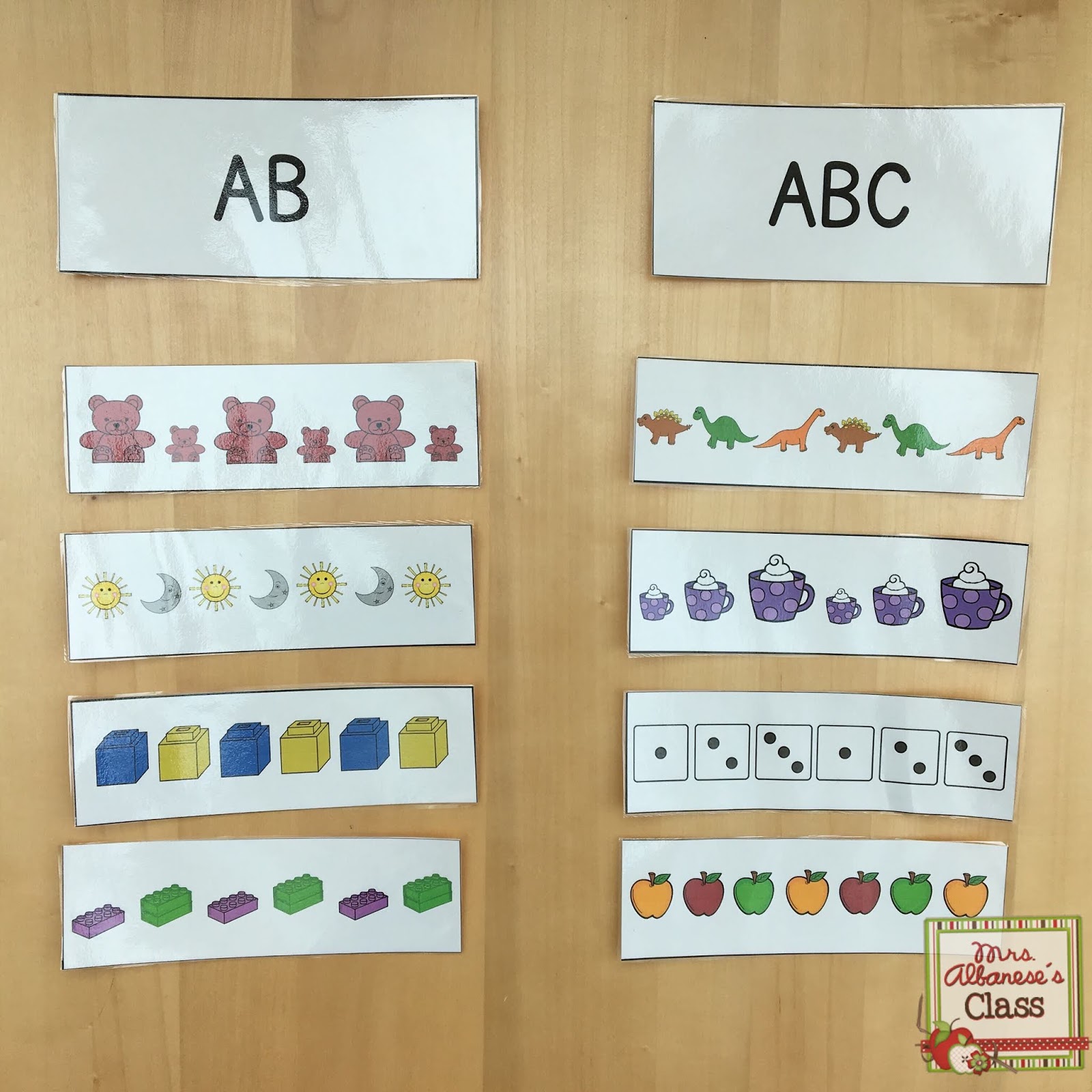 Patterning in Kindergarten | Mrs. Albanese's Kindergarten Class
