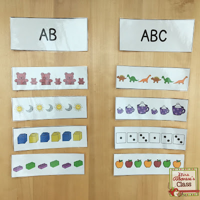 Patterning in Kindergarten | Mrs. Albanese's Kindergarten Class