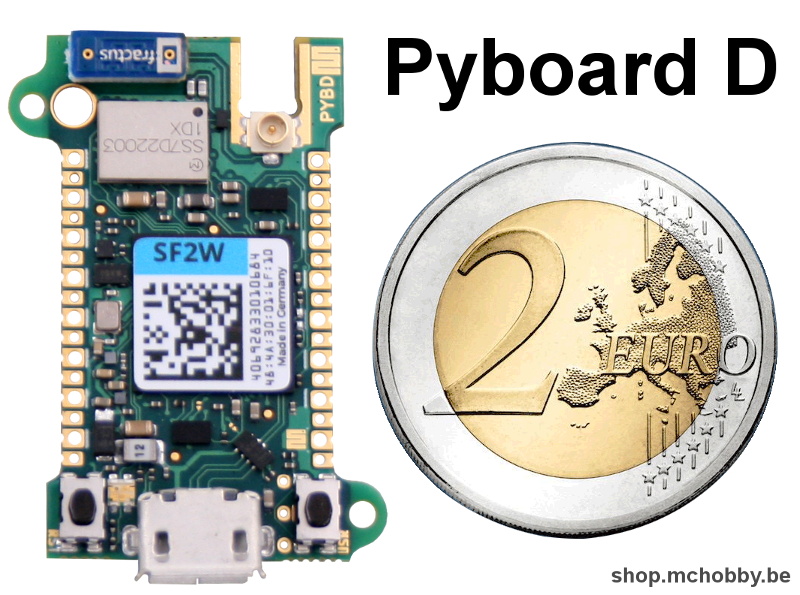 Pyboard-D : un nouvelle carte MicroPython officielle pour les projets résolument embarqués et ...