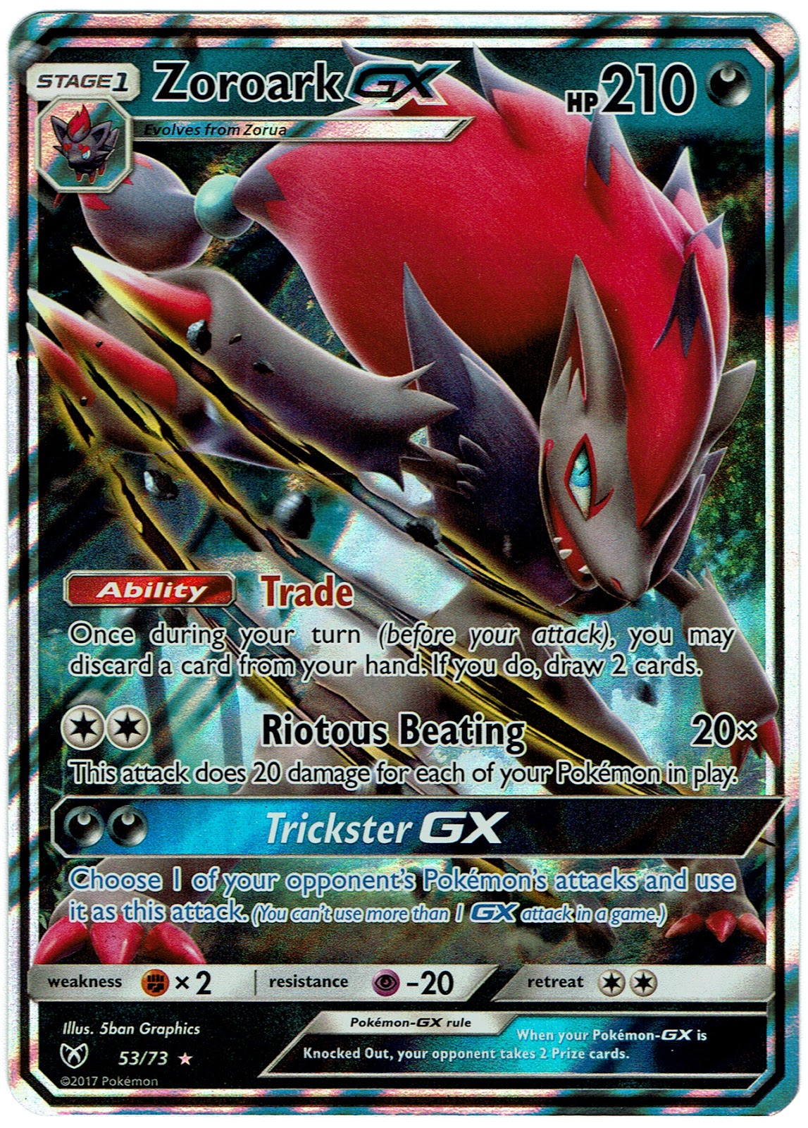 Zoroark Gx