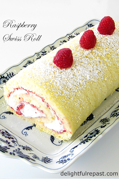 Delightful Repast: Raspberry Swiss Roll