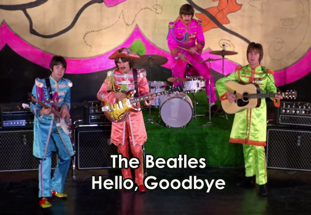 Lyrics Hello, Goodbye The Beatles With Chords and Video | Lyrics ...