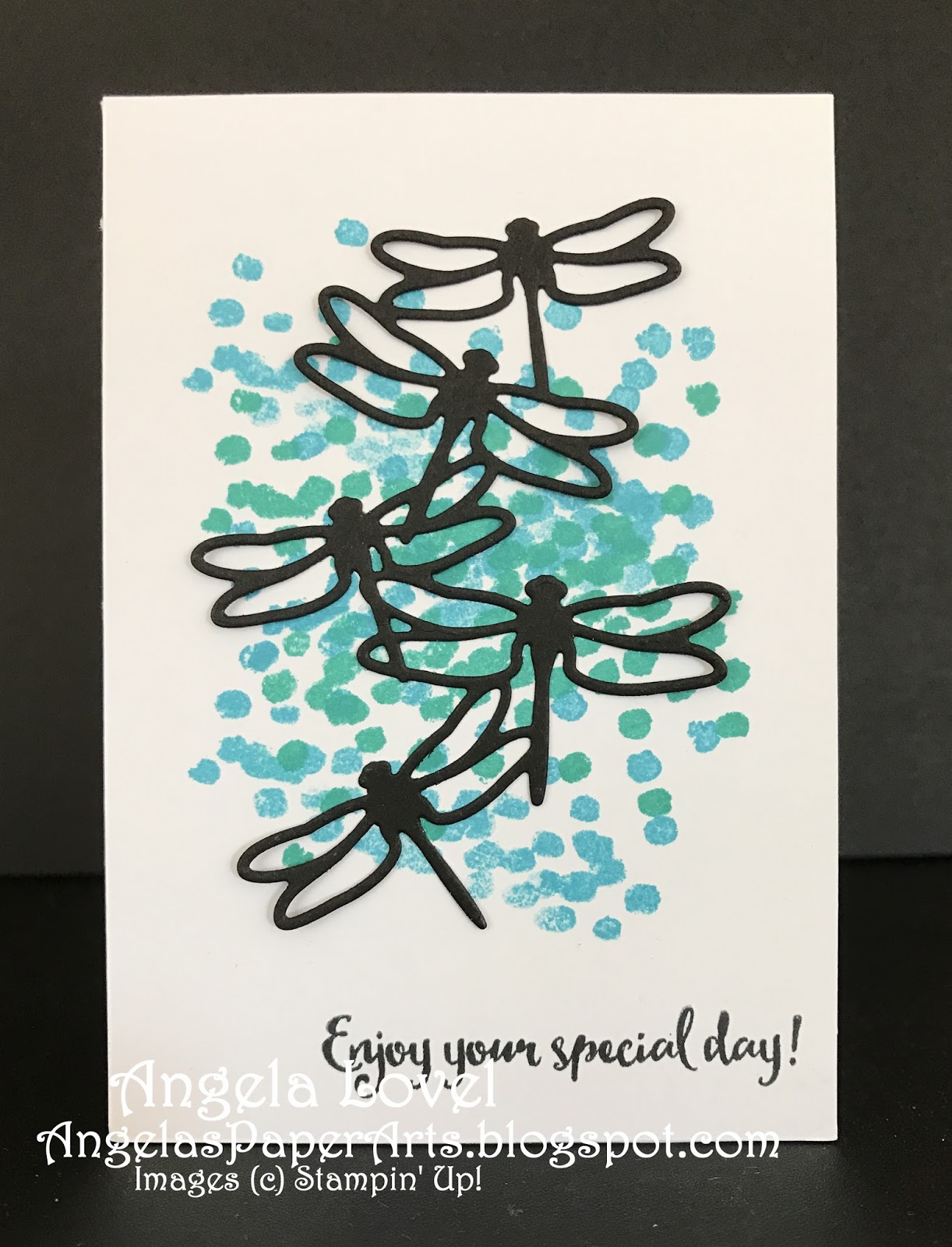 Angela's PaperArts: Dragonfly dreams card
