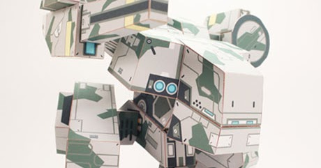Metal Gear : Rex Papercraft | Paperized Crafts