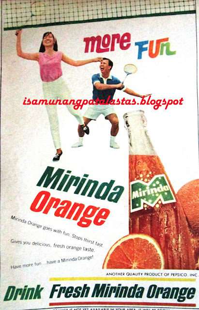 ISA MUNANG PATALASTAS: 211. An Orange Avalanche from PepsiCo: MIRINDA ...
