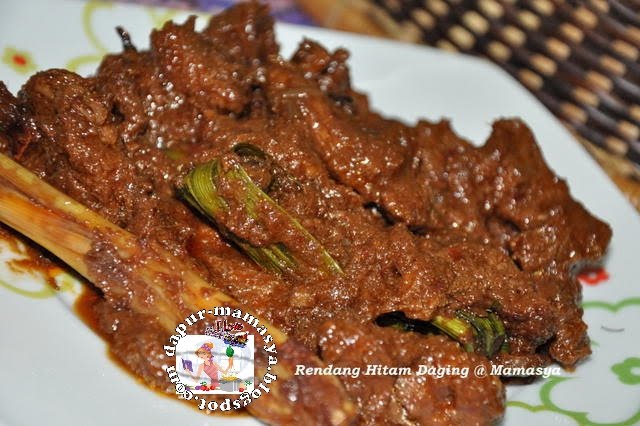 Dapur Mamasya: Rendang Hitam Daging