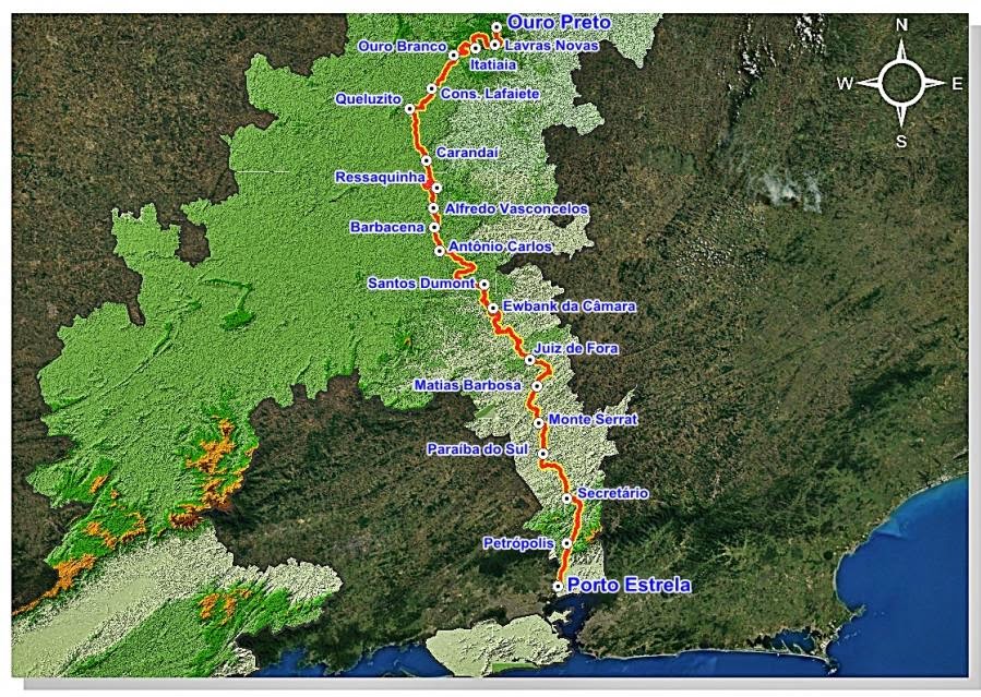 Nos caminhos de Minas: Estrada Real - visão geral e informativo