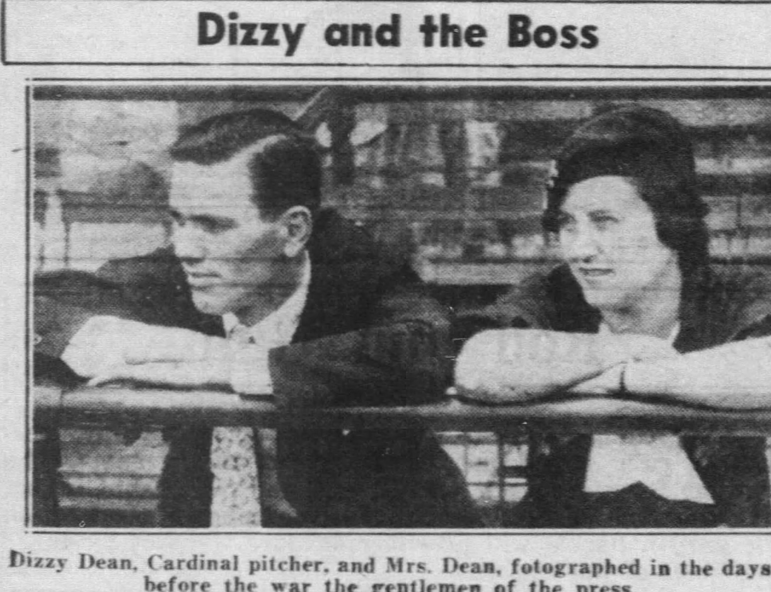 Jackson Jambalaya: Flashback Friday: The "Lady-Like" Dizzy Dean