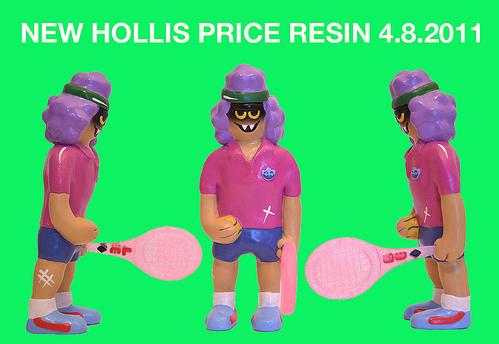 The Blot Says...: Hollis Price Resin Figure with Clear Pink Glitter ...