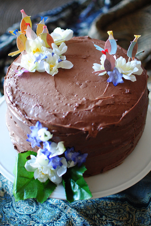 thebakedbeen: tall, dark, and handsome cake with blackberry preserves ...