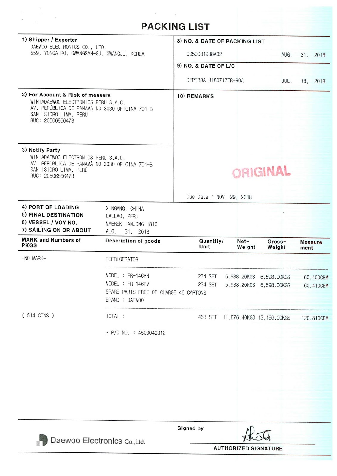 IMPORTACIÓN DE FRIGOBARES: DOCUMENTOS DE IMPORTACIÓN