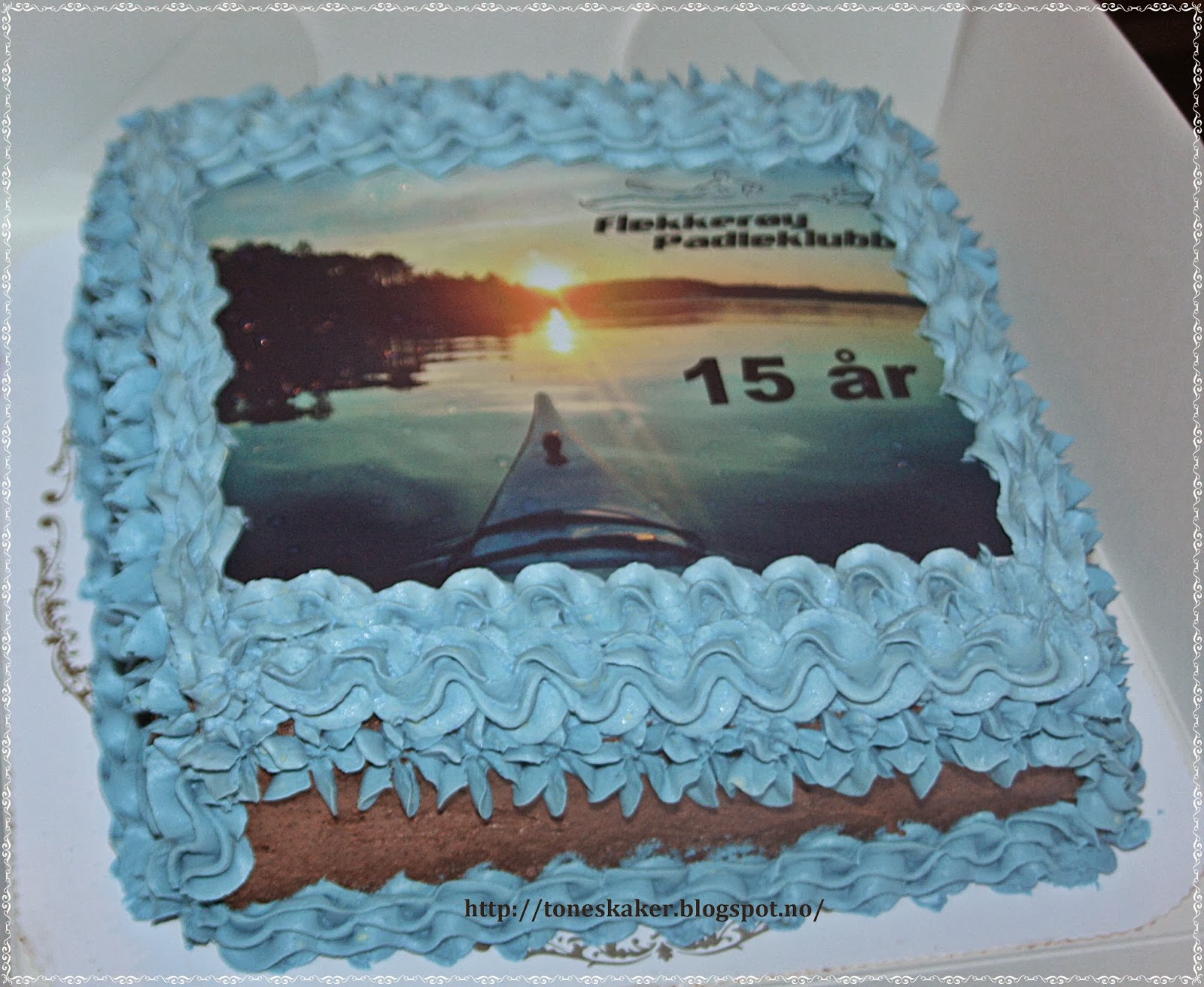 Tones kaker og andre søte saker: Kake til Flekkerøy padleklubb