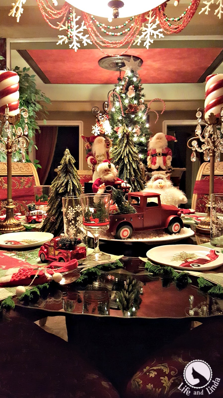 Vintage Car Tablescape | Life and Linda