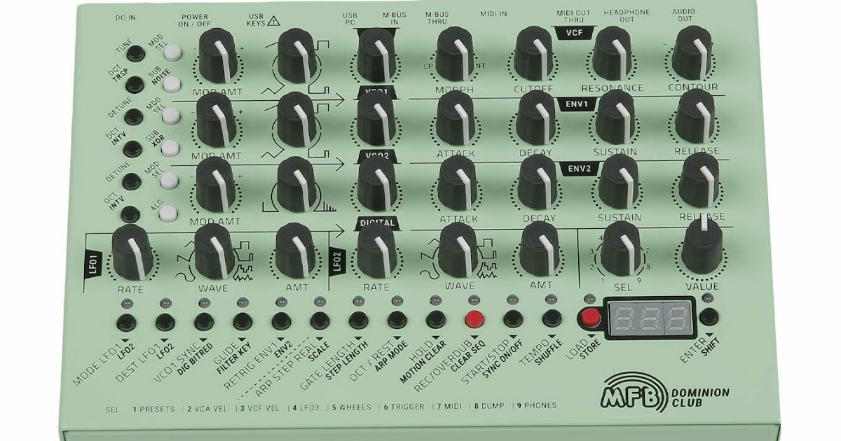 MATRIXSYNTH: MFB Dominion Club Desktop Sequencer