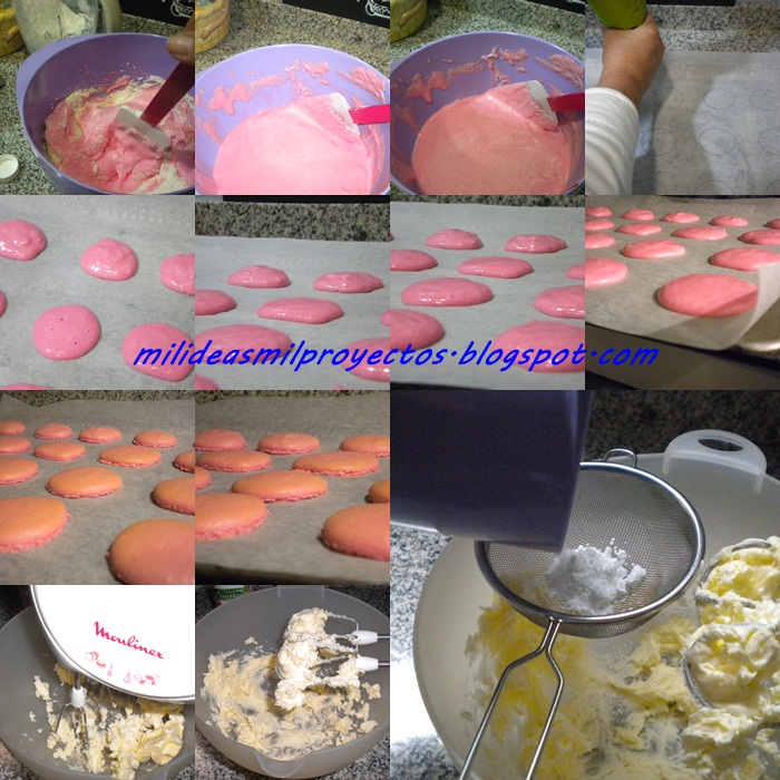 MACARONS ROSA 3 O 4 INTENTO - Mil ideas, mil proyectos