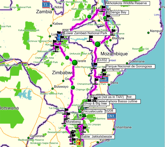 Mrad & Inge's 60+ Zimbabwe: Zimbabwe: Kariba (border post) (National ...