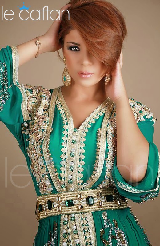 Caftan Leila Hadioui - Top Model Caftan Marocain 2015 | LE CAFTAN