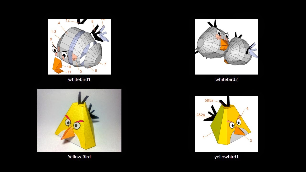 PPKF-002_Angrybirds | Papercraft