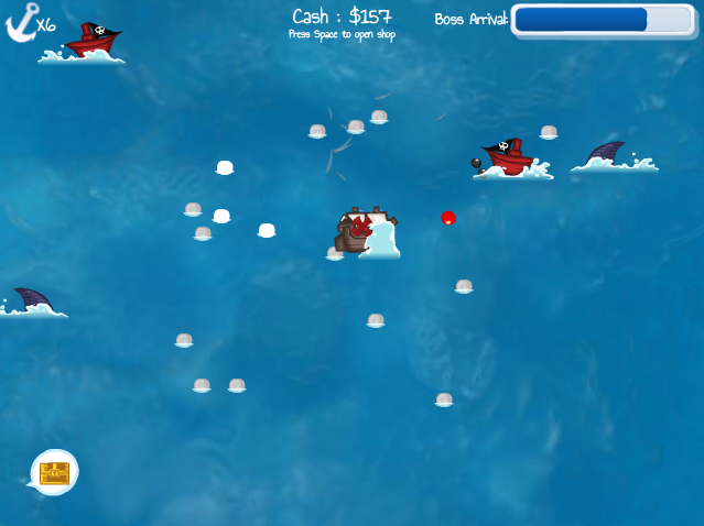 Videogames: Frantic Frigates (Flash Game)