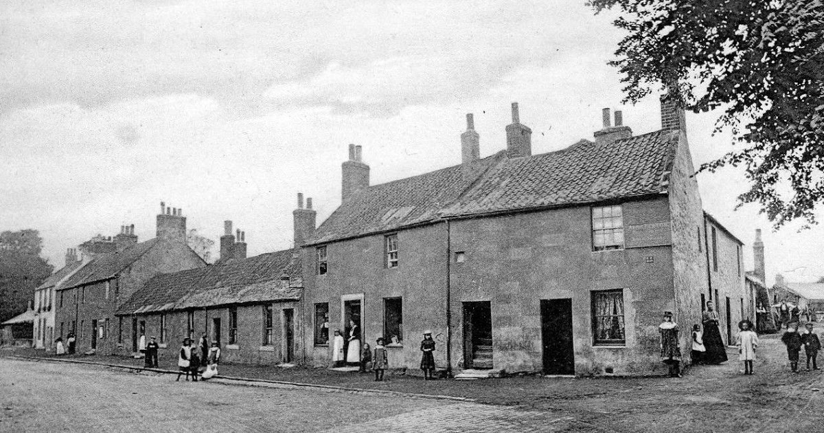 Tour Scotland: Old Photograph Inveresk Musselburgh Scotland