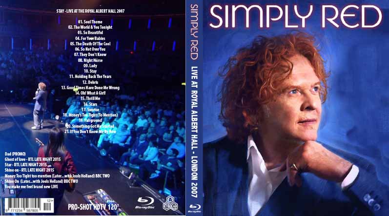 BLURAY.LIVE.CONCERT: Simply red - Live at Royal Albert Hall 2007