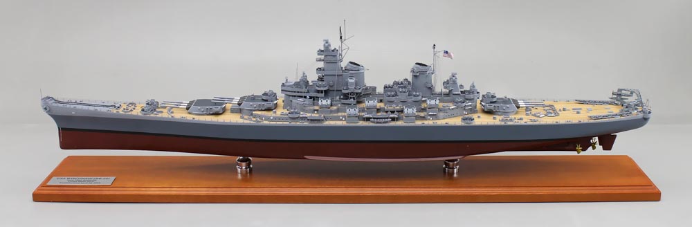 SD Model Makers: USS Wisconsin (BB-64) Battleship Model