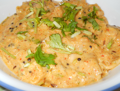 Papad ki Sabzi - Desi Mejwani