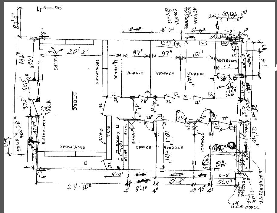 Bryan's CAD Page: Hand drawn to Cad Conversions