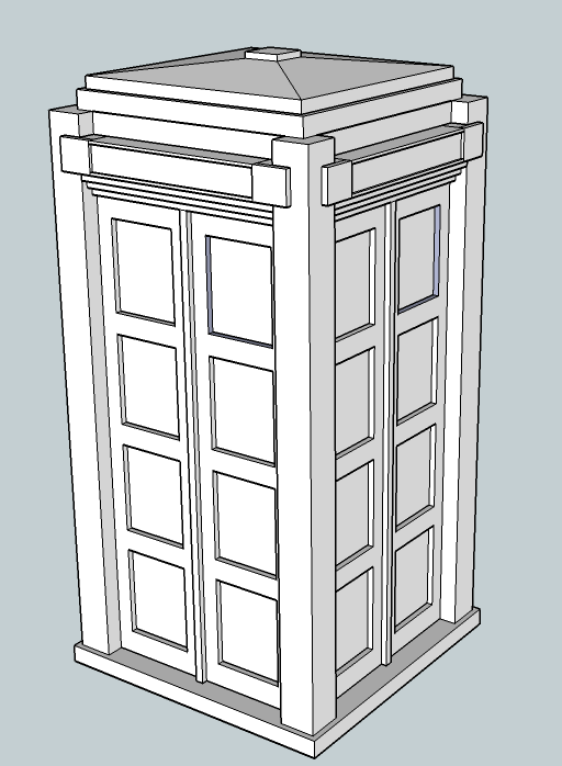 IRNewbPainter: Building a Better Police Box (Part 2 - Creating the ...