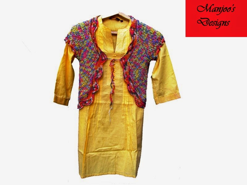 Manjoo's Designs: Handmade Crochet/ Krosha /Crosia Woman Jacket by ...