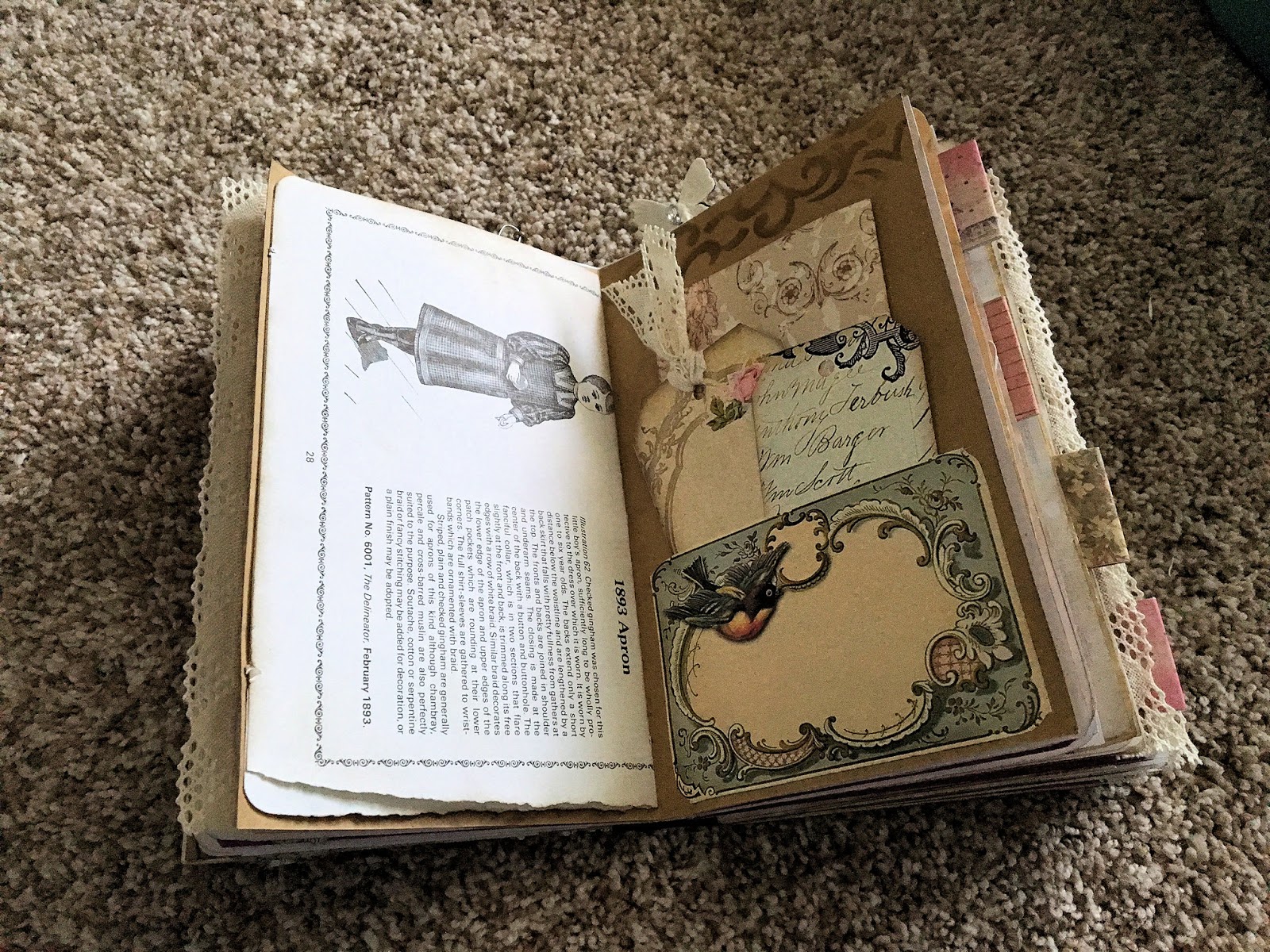 Create with TLC: New Vintage Hardcover Journal in Store....