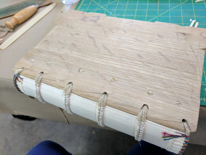 MyHandboundBooks: Wooden Board Binding 13th-15th century, at PBI 2017