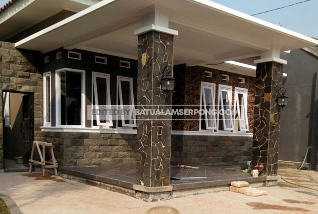 Contoh Dinding Batu Alam Templek Terbaru | Harga Lebih Murah - JUAL ...