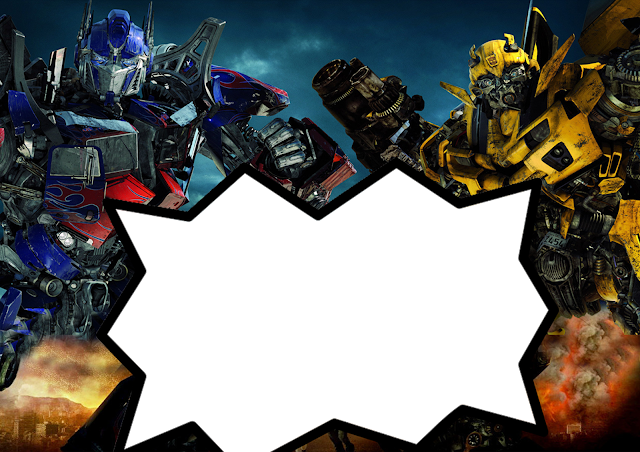 Artes da Festa: Moldura dos Transformers