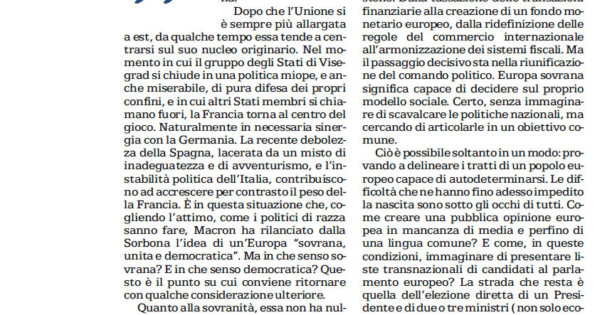 materialismo storico: E' Italian Theory ma ama l'Europa e Macron non ...