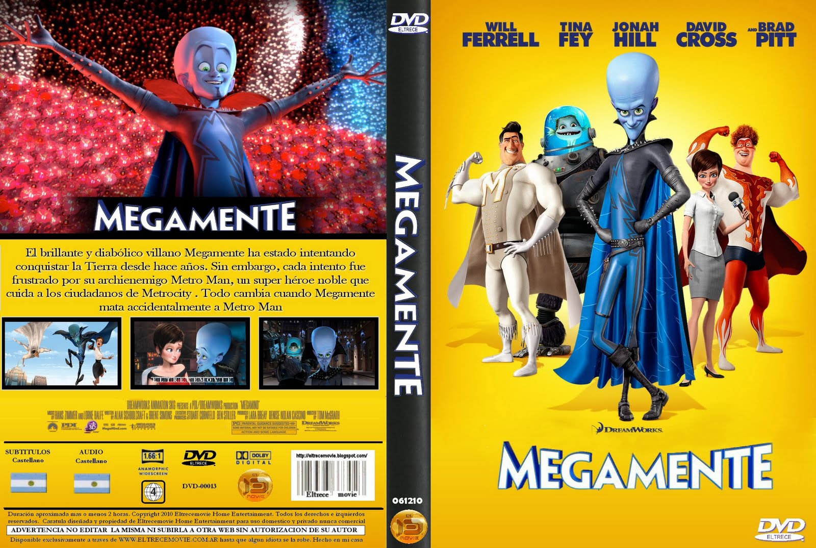 PELICULAS INFANTILES EN DVD: MEGAMENTE