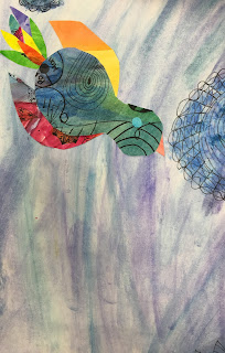 Art Room Blog: 4th Grade Collaborative Bird Project...