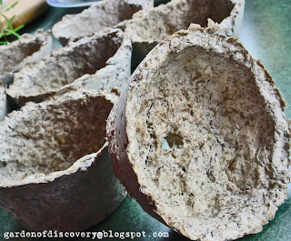 Garden of Discovery: DIY Paper Mache Seedling Pots