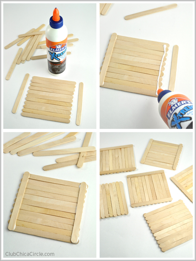 Popsicle Stick Photo Frame | Munchkins and Mayhem