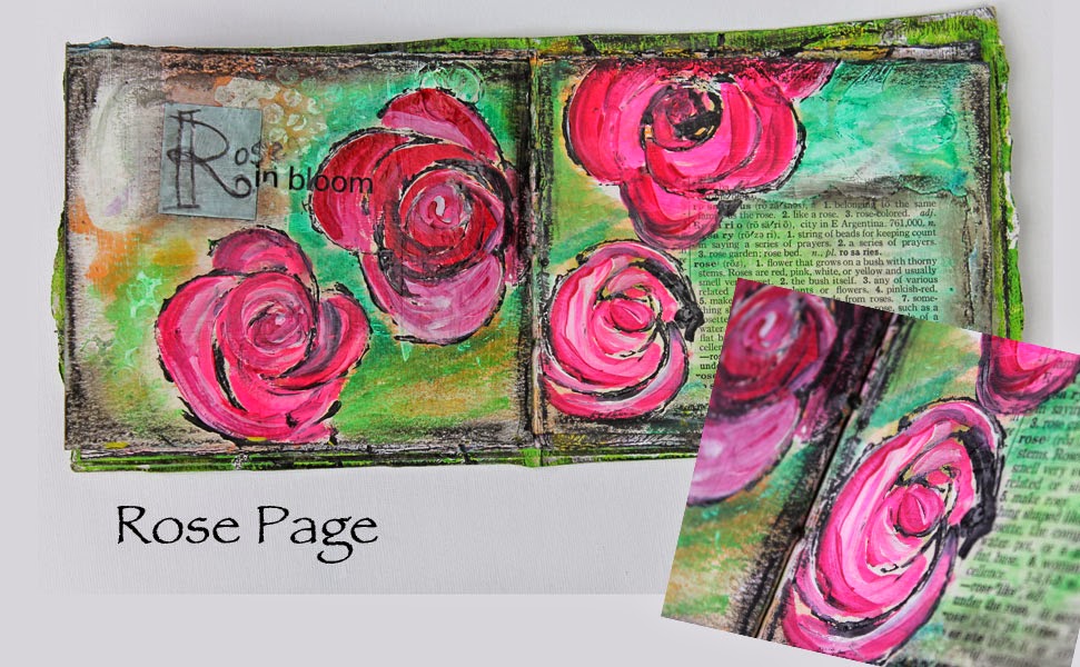 My Art Adventures: Flower Power......Art Journal Journey