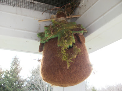 Terressentials Organic News: Wonderful Wild Woolies Felt Birdhouses ...