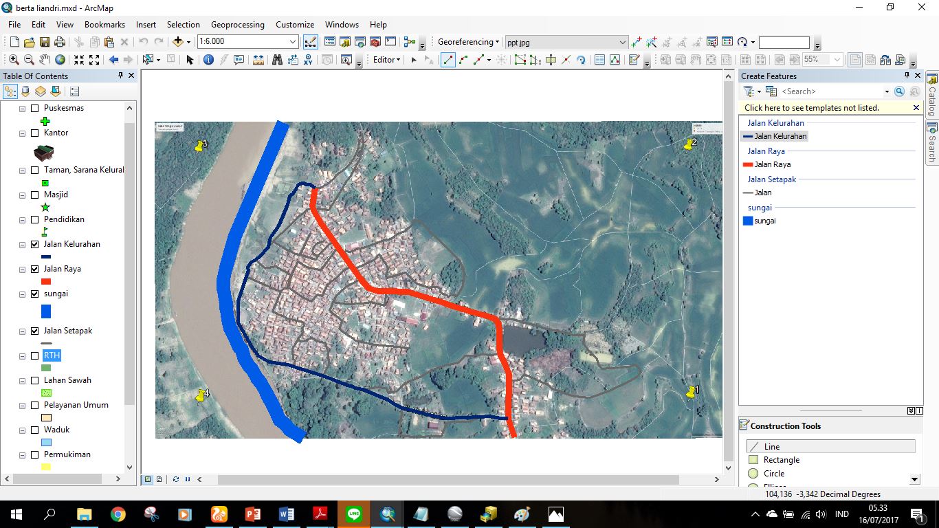 CARA PEMBUATAN PETA KAWASAN DENGAN SOFTWARE ARCGIS 10.3 - Artikelnyo ...