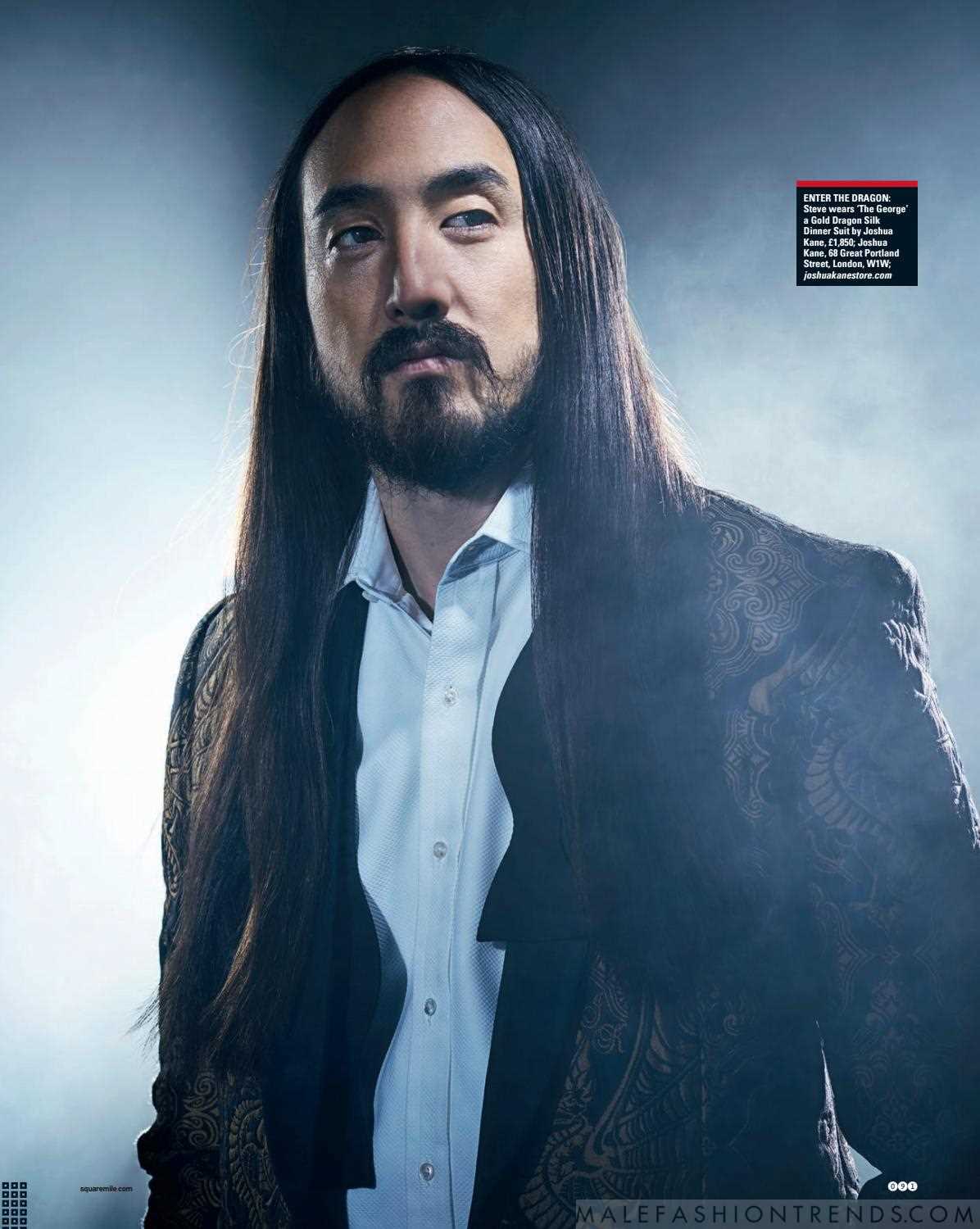 Steve Aoki para Square Mile Magazine por David Ellis